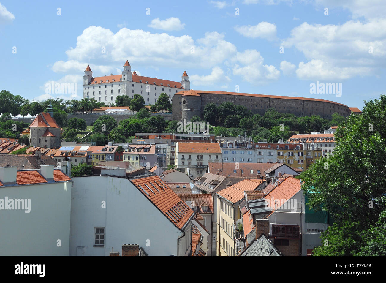 View of Bratislava, Slovakia. Pozsony látképe, Szlovákia Stock Photo ...
