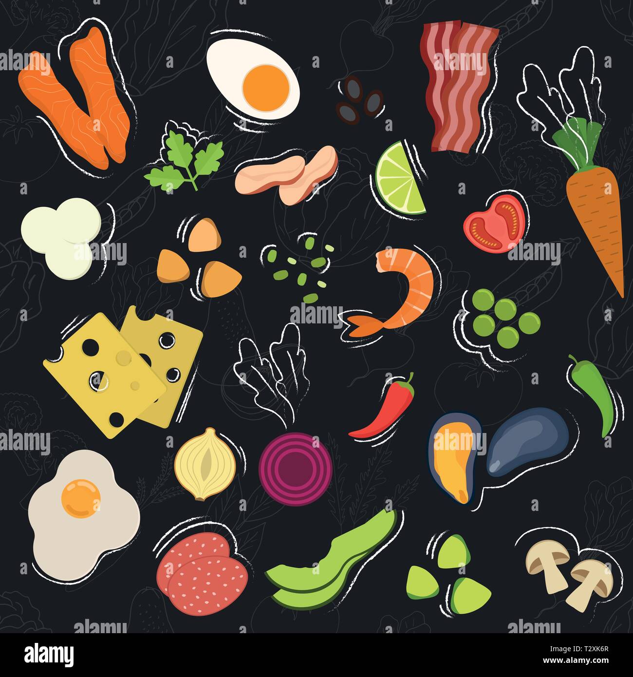 Bread cheese Stock Vector Images - Alamy