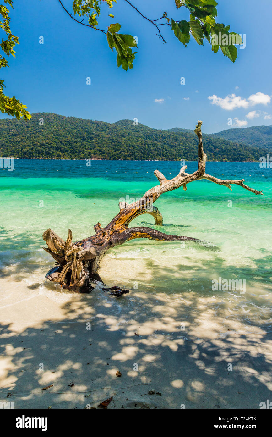 February 2019. Ko Rawi Thailand. A view of Ko Rawi in Tarutao national ...