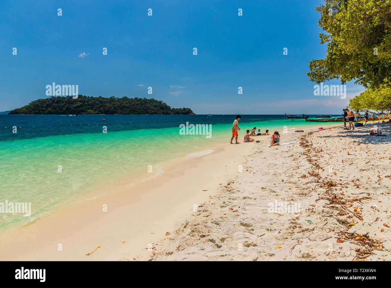 February 2019. Ko Rawi Thailand. A view of Ko Rawi in Tarutao national ...