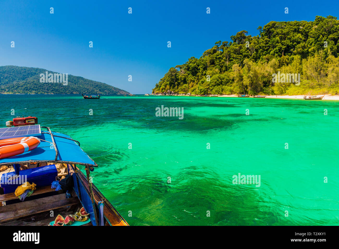 February 2019. Ko Rawi Thailand. A view of Ko Rawi in Tarutao national ...
