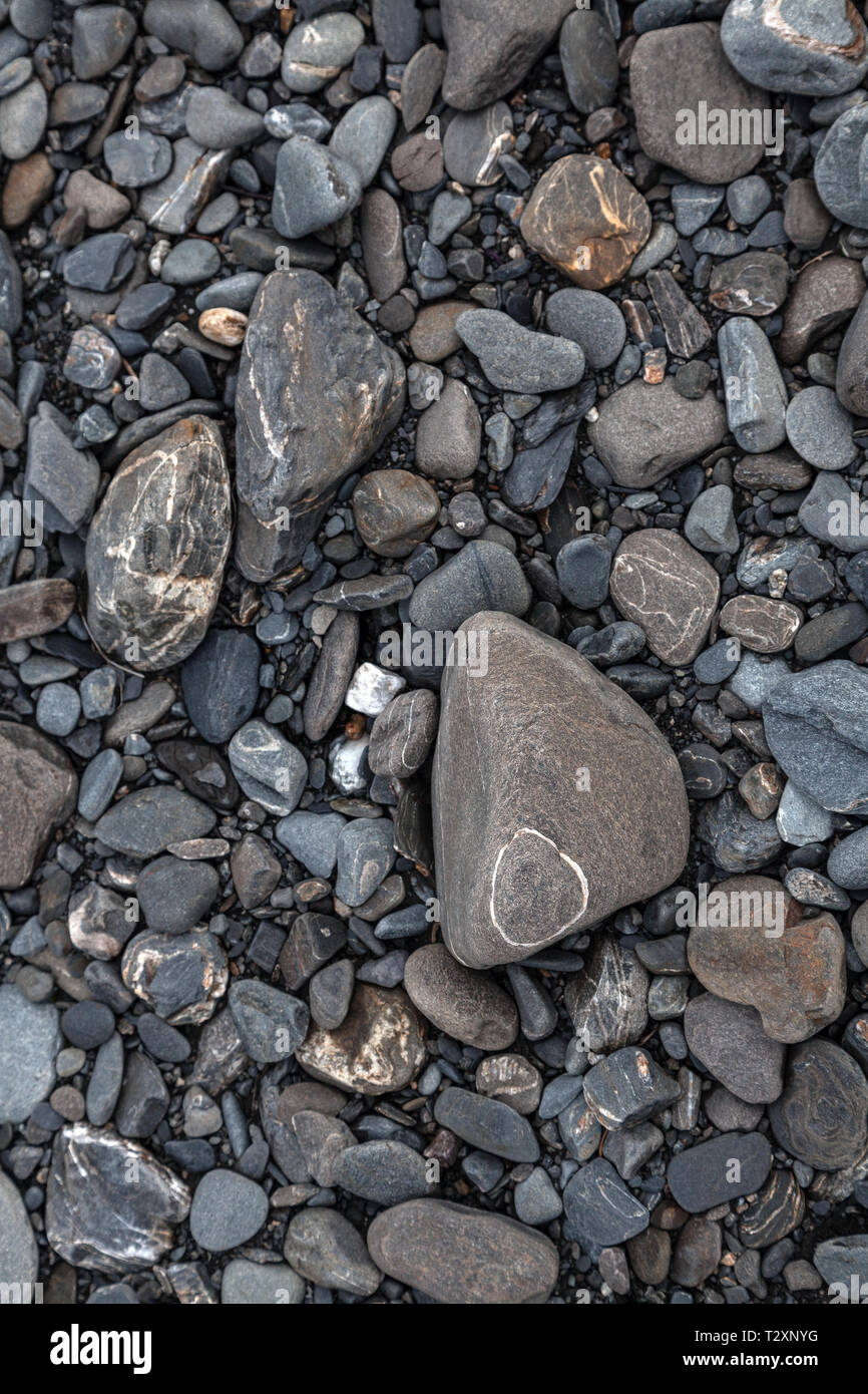 River rocks and pebbles in Alaska's Kenai Peninsula Stock Photo - Alamy