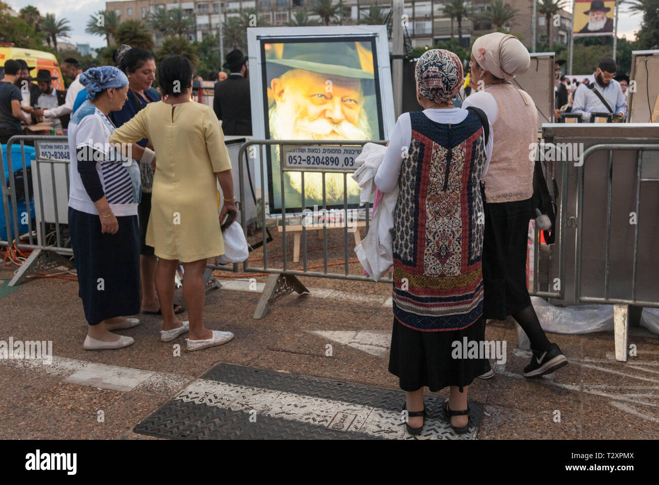 religious protest, Rabin Square, Tel Aviv, Israel Stock Photo - Alamy