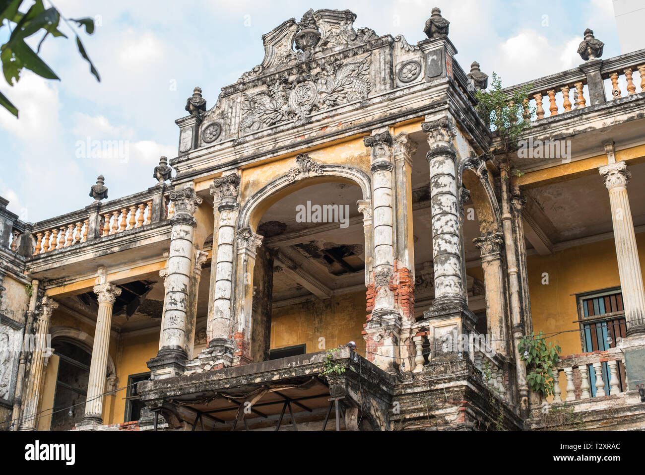 Exterior of the second floor of the Mansion or Villa Bodega, a half ...
