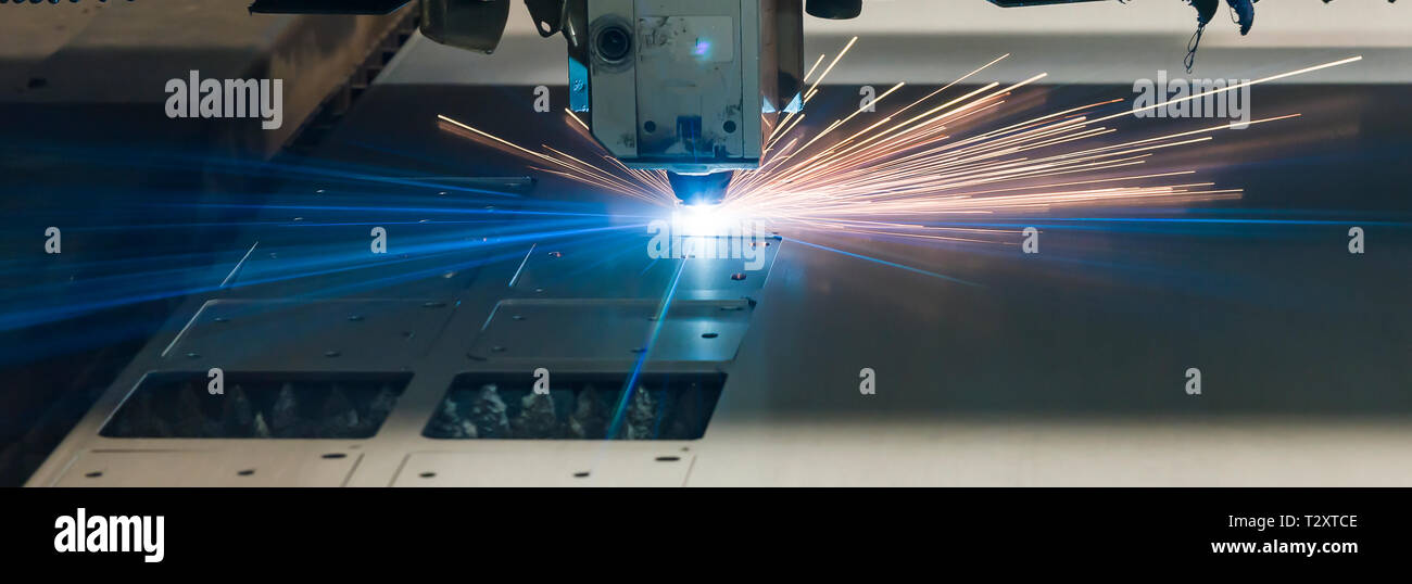 Industrial Laser cutting processing manufacture technology of flat ...