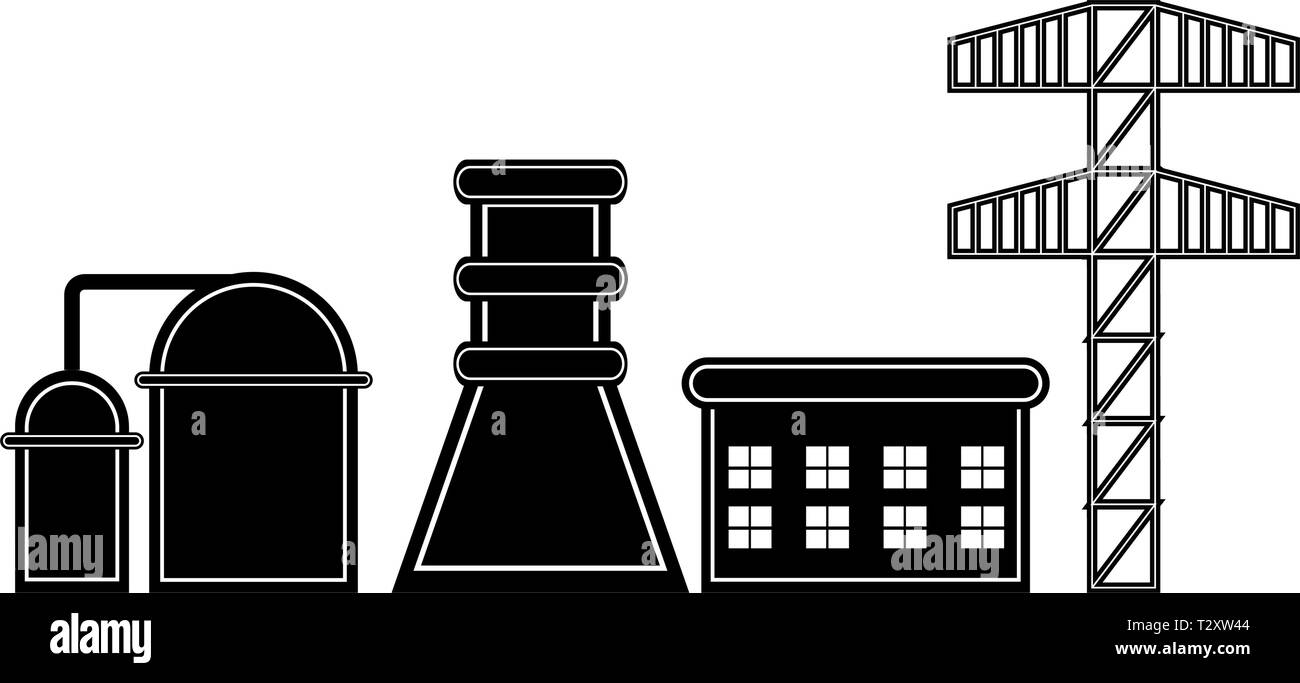 Geothermal power plant icon. Vector illustration design Stock Vector ...