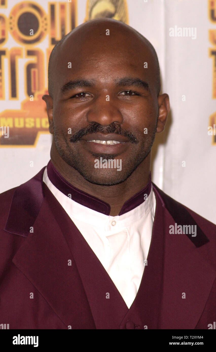 LOS ANGELES, CA. March 04, 2000: Boxer EVANDER HOLYFIELD at the 14th ...