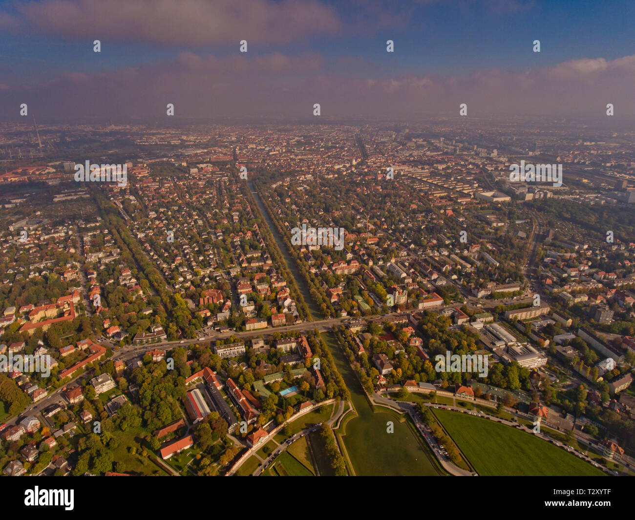 Munich aerial view hi-res stock photography and images - Alamy