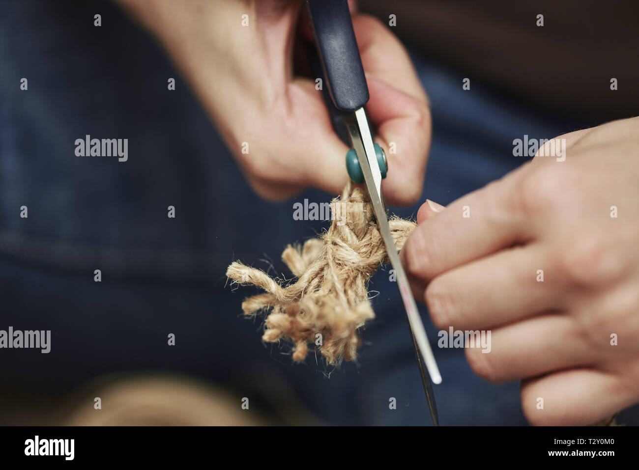 Cutting The Rope High Resolution Stock Photography and Images - Alamy