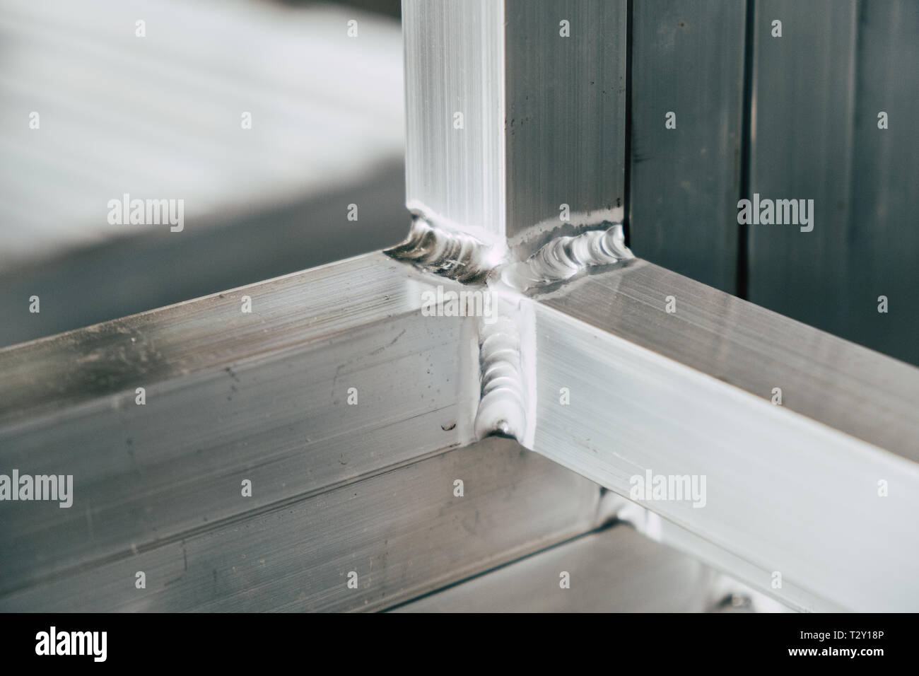 Welded steel frame construction hi-res stock photography and images - Alamy