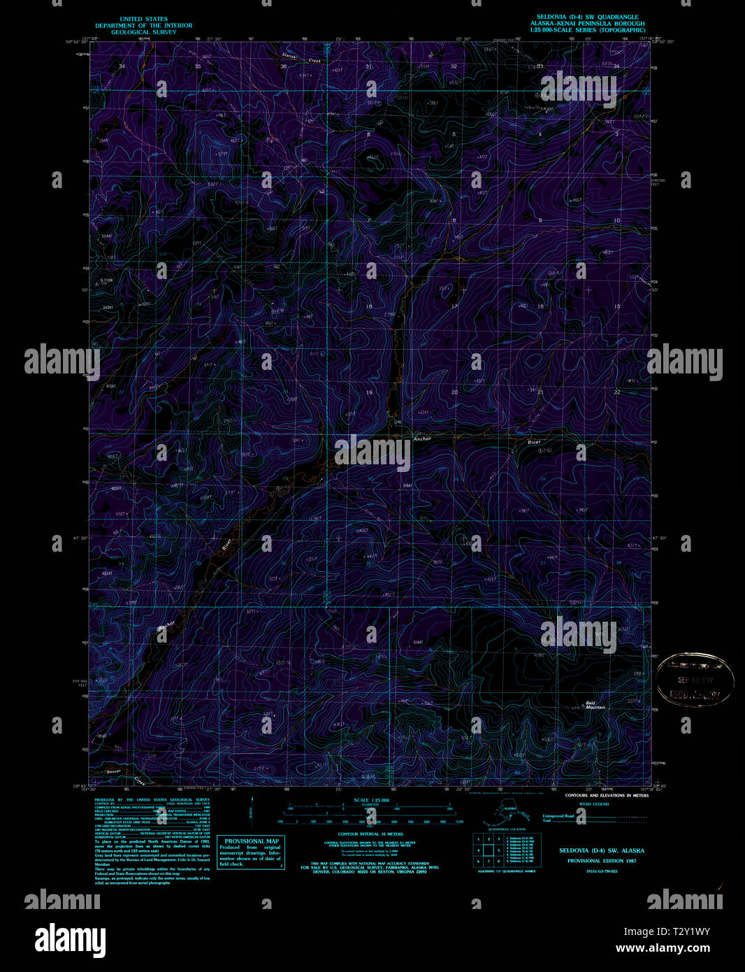 Sw alaska map hi-res stock photography and images - Alamy