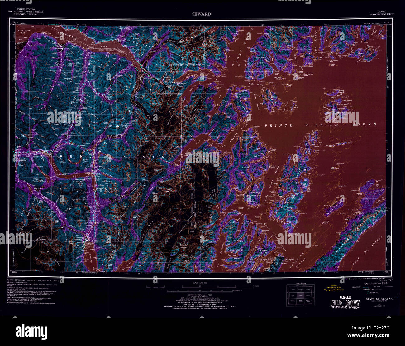 seward peninsula alaska map
