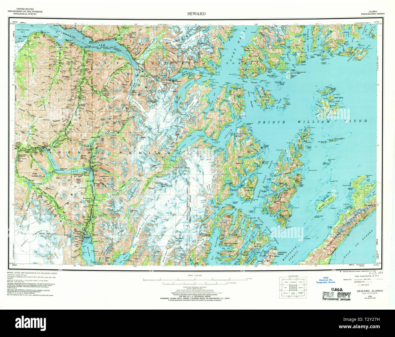 seward peninsula alaska map