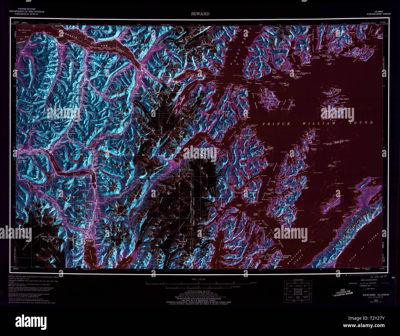 seward peninsula alaska map