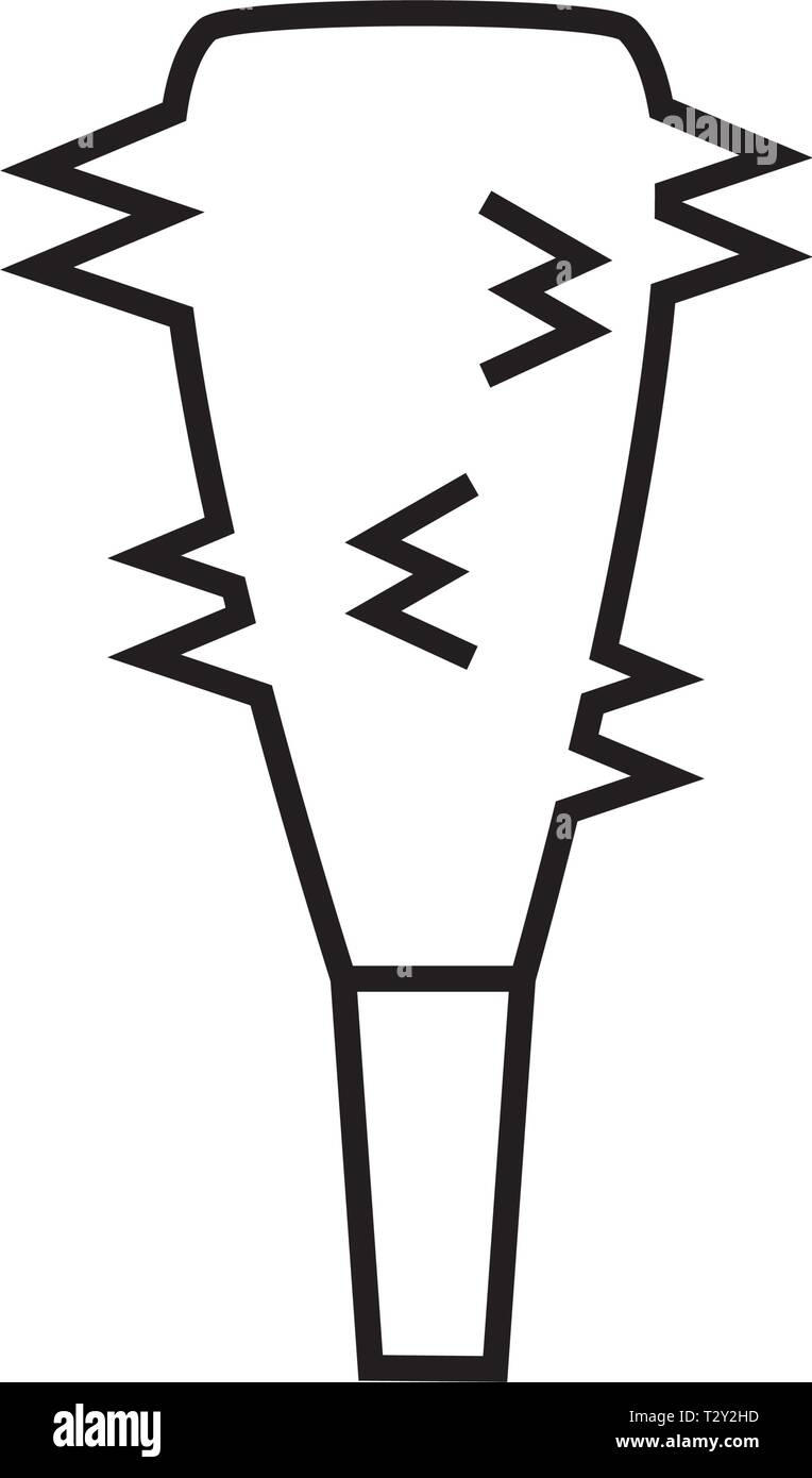 bludgeon of video games isolated icon vector illustration design Stock ...