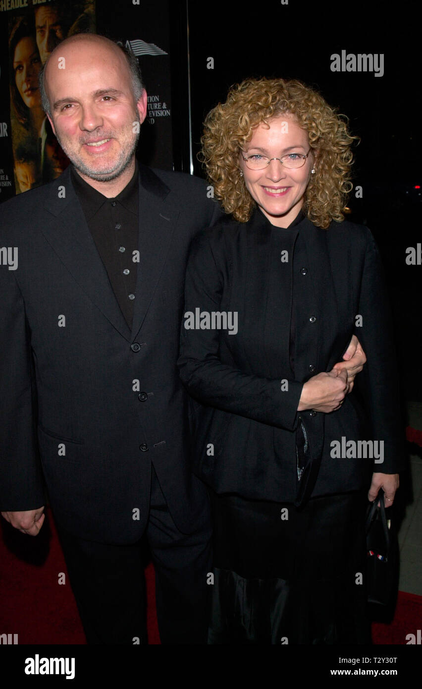 LOS ANGELES, CA. December 14, 2000: Actress AMY IRVING & director ...