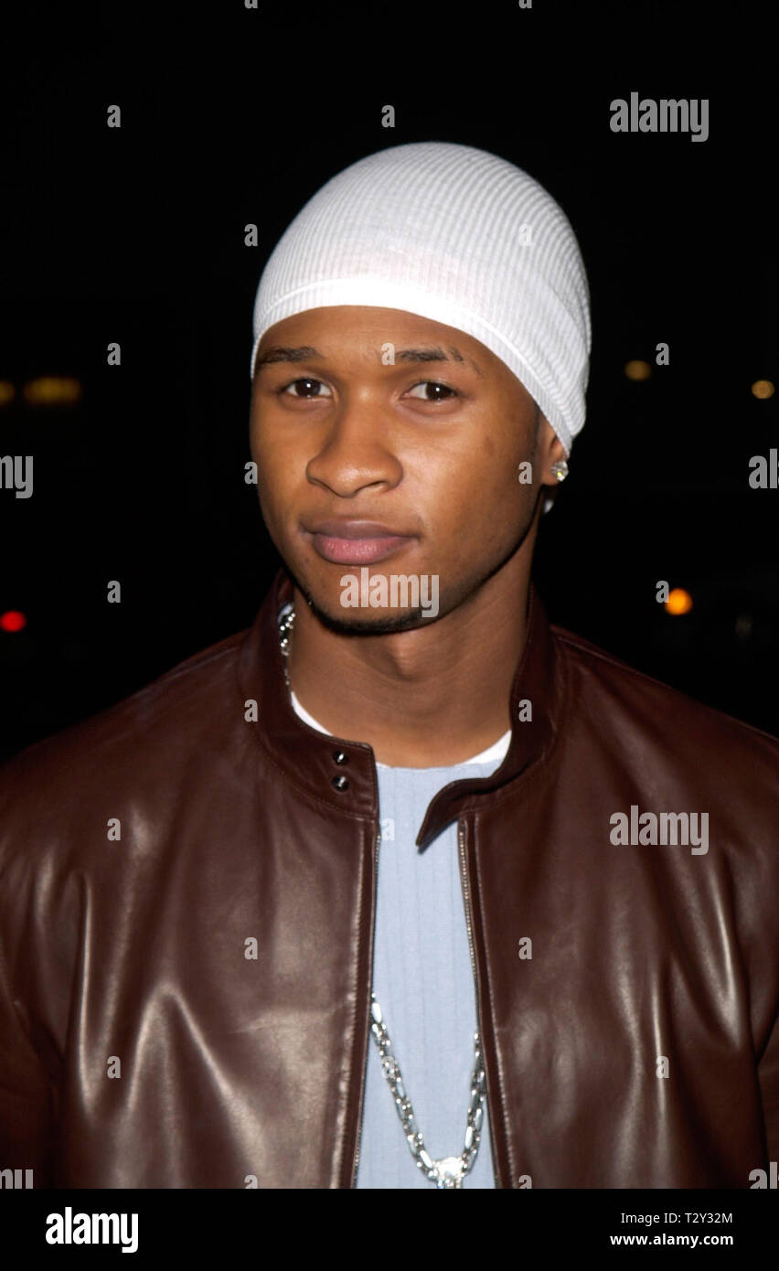 LOS ANGELES, CA. December 14, 2000: Singer USHER at the Los Angeles ...