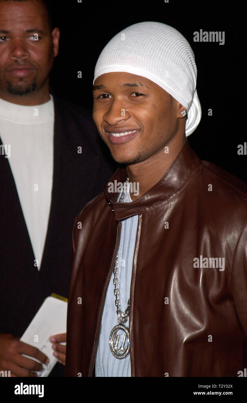 LOS ANGELES, CA. December 14, 2000: Singer USHER at the Los Angeles ...