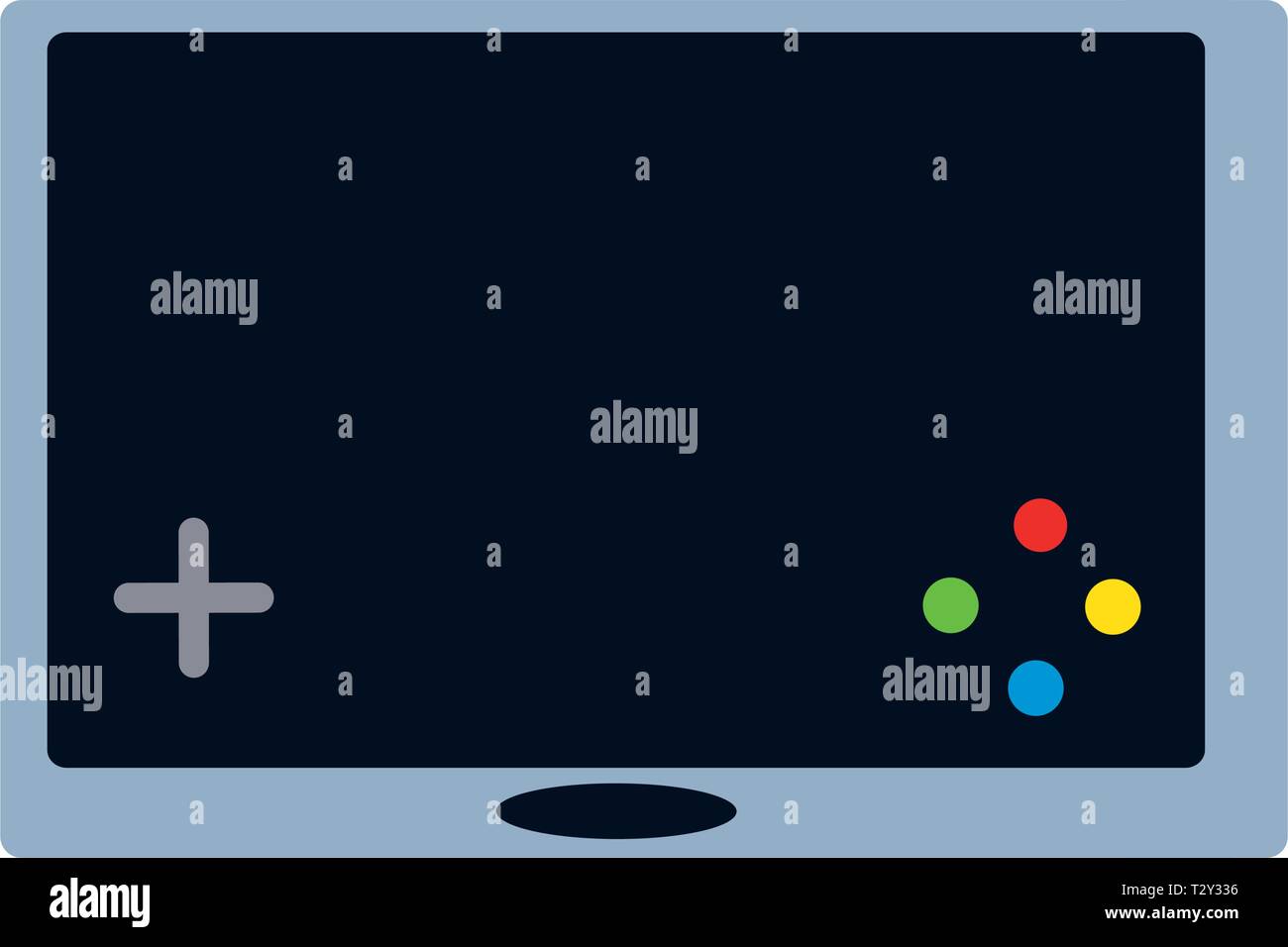 video game handle console vector illustration design Stock Vector Image ...