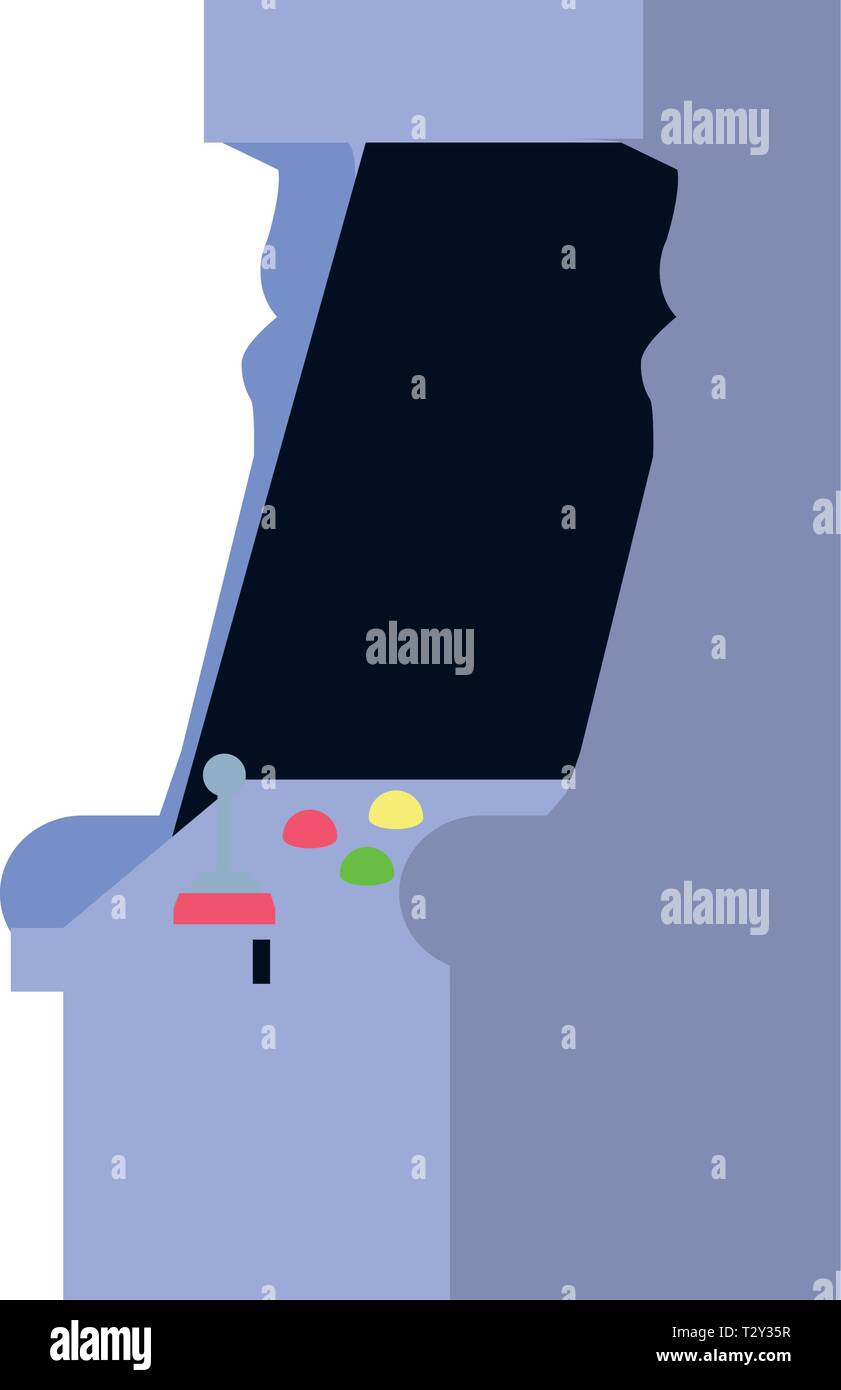 retro console video game machine vector illustration design Stock ...