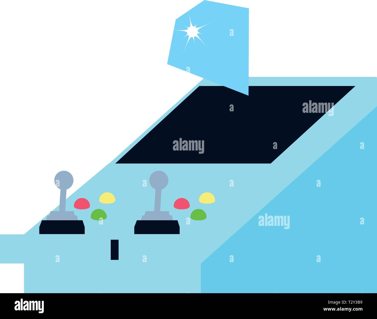 retro console video game machine vector illustration design Stock ...