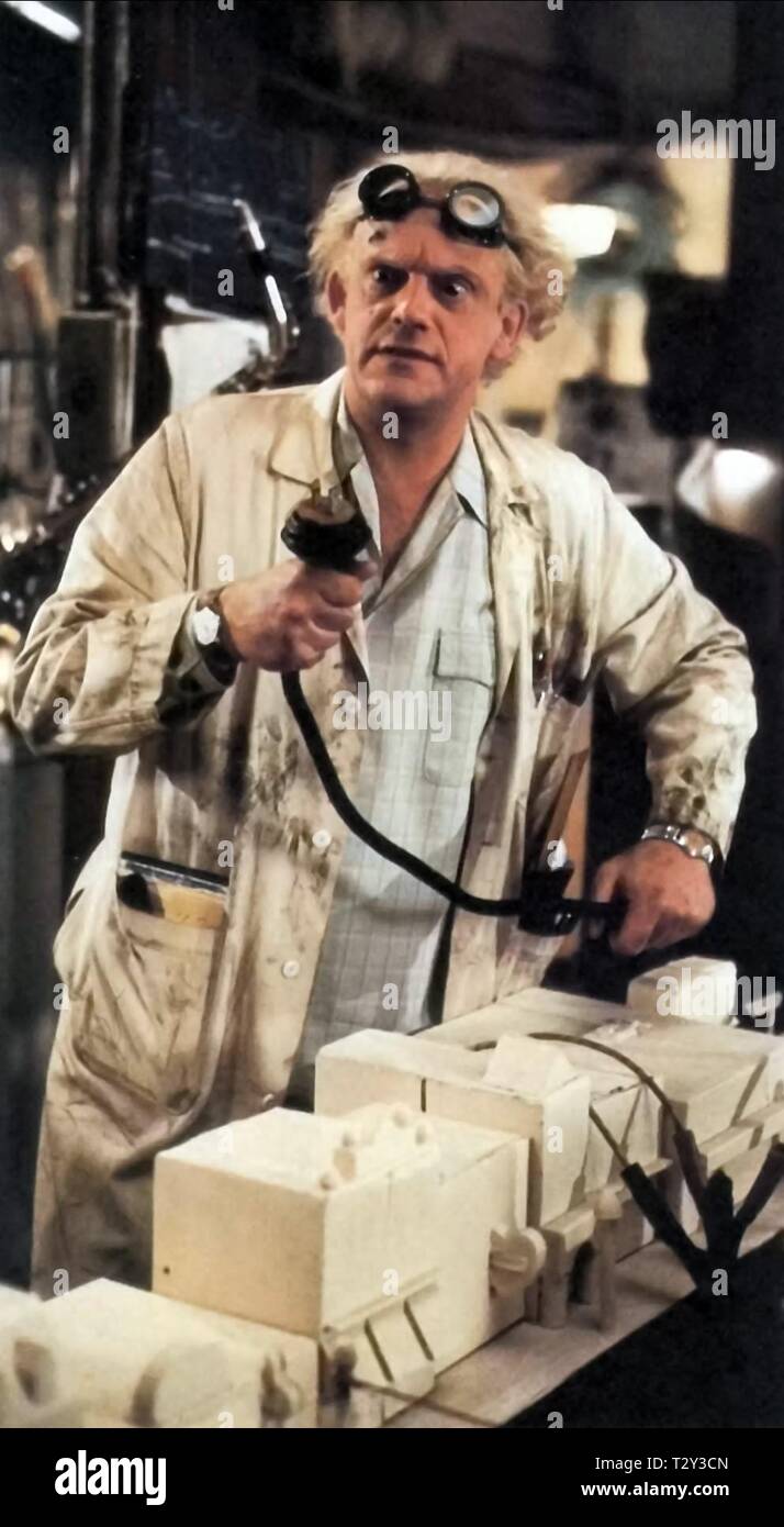 Emmett brown (christopher lloyd) hi-res stock photography and images ...