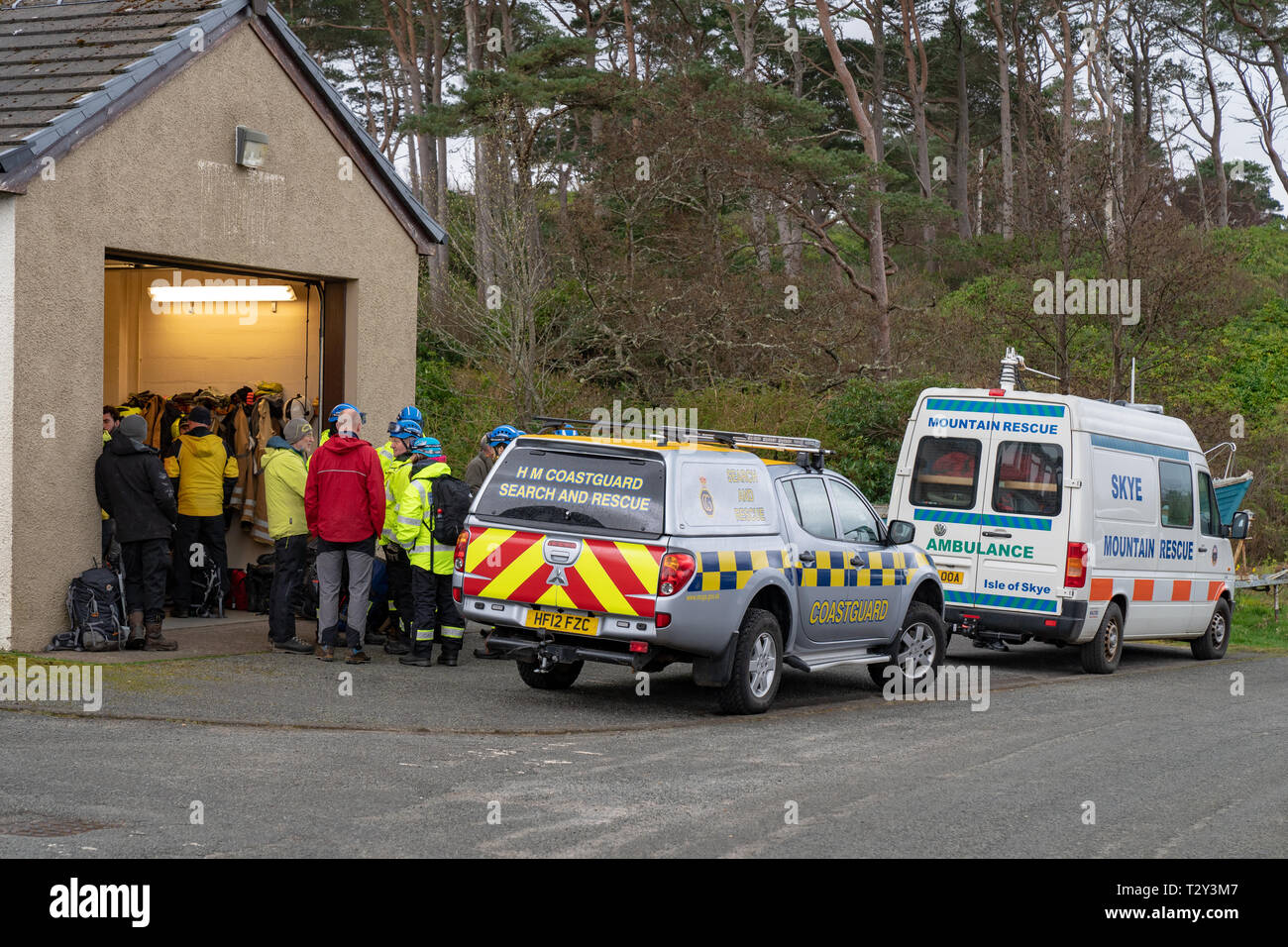 Large scale search for Missing Person Alistair Lovie on the Isle of ...