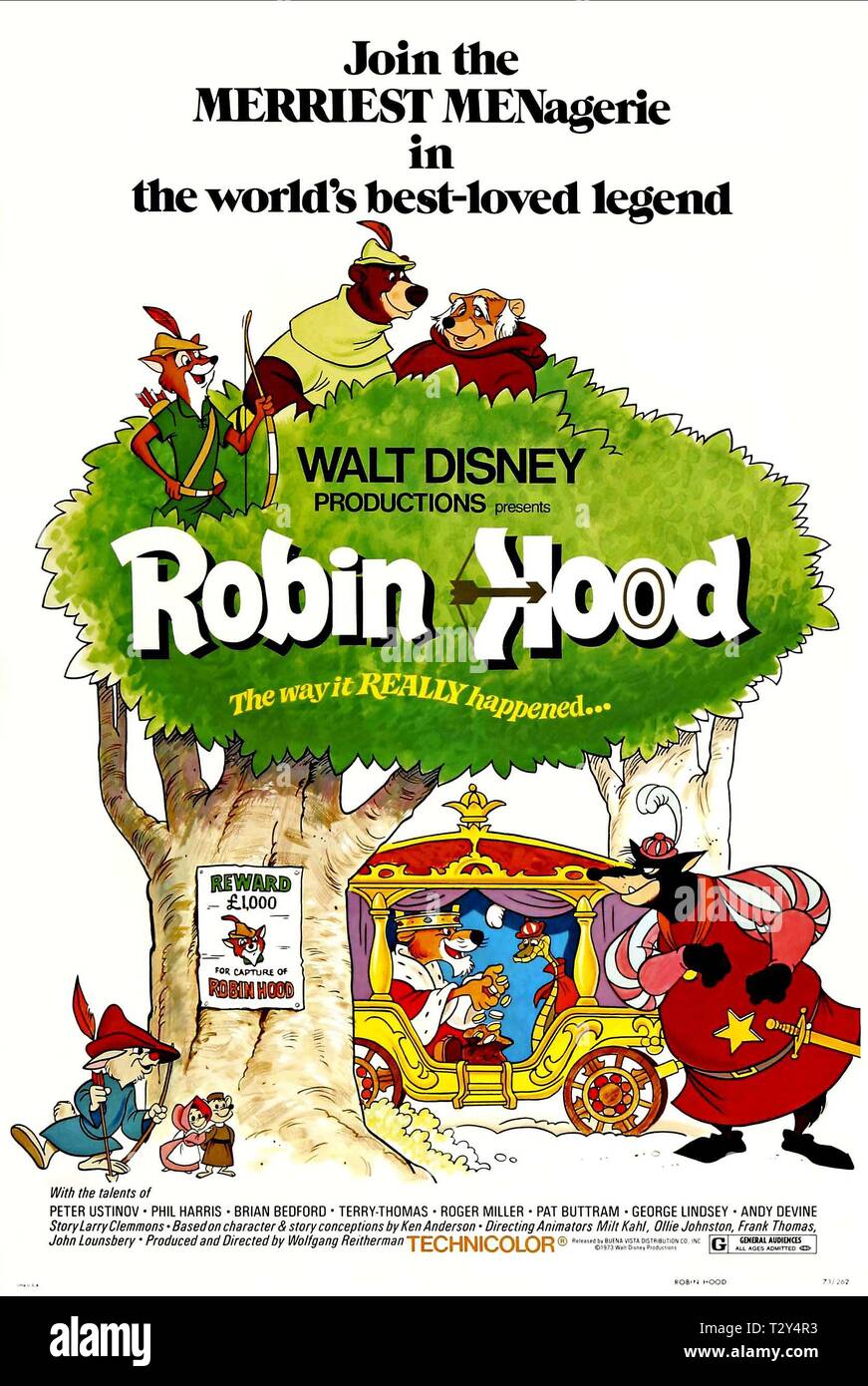 Disney 1973 poster hi-res stock photography and images - Alamy