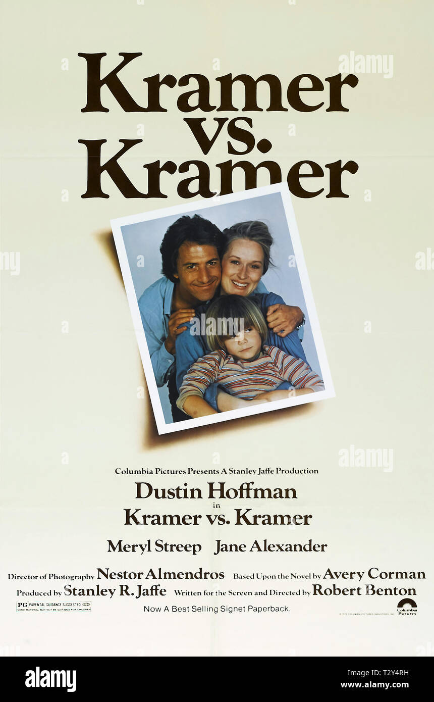 DUSTIN HOFFMAN MERYL STREEP JUSTIN HENRY POSTER KRAMER VS KRAMER