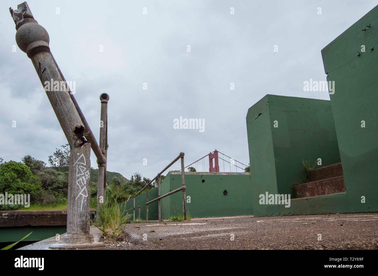 Battery Wagner is an abandoned World War II bunker in Marin Headlands ...