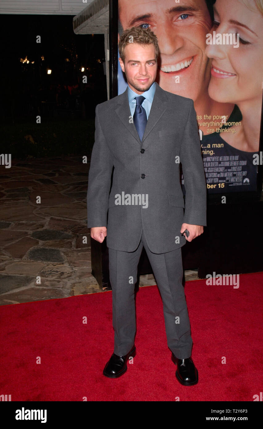 LOS ANGELES, CA. December 13, 2000: Actor JOSEPH LAWRENCE at the world ...