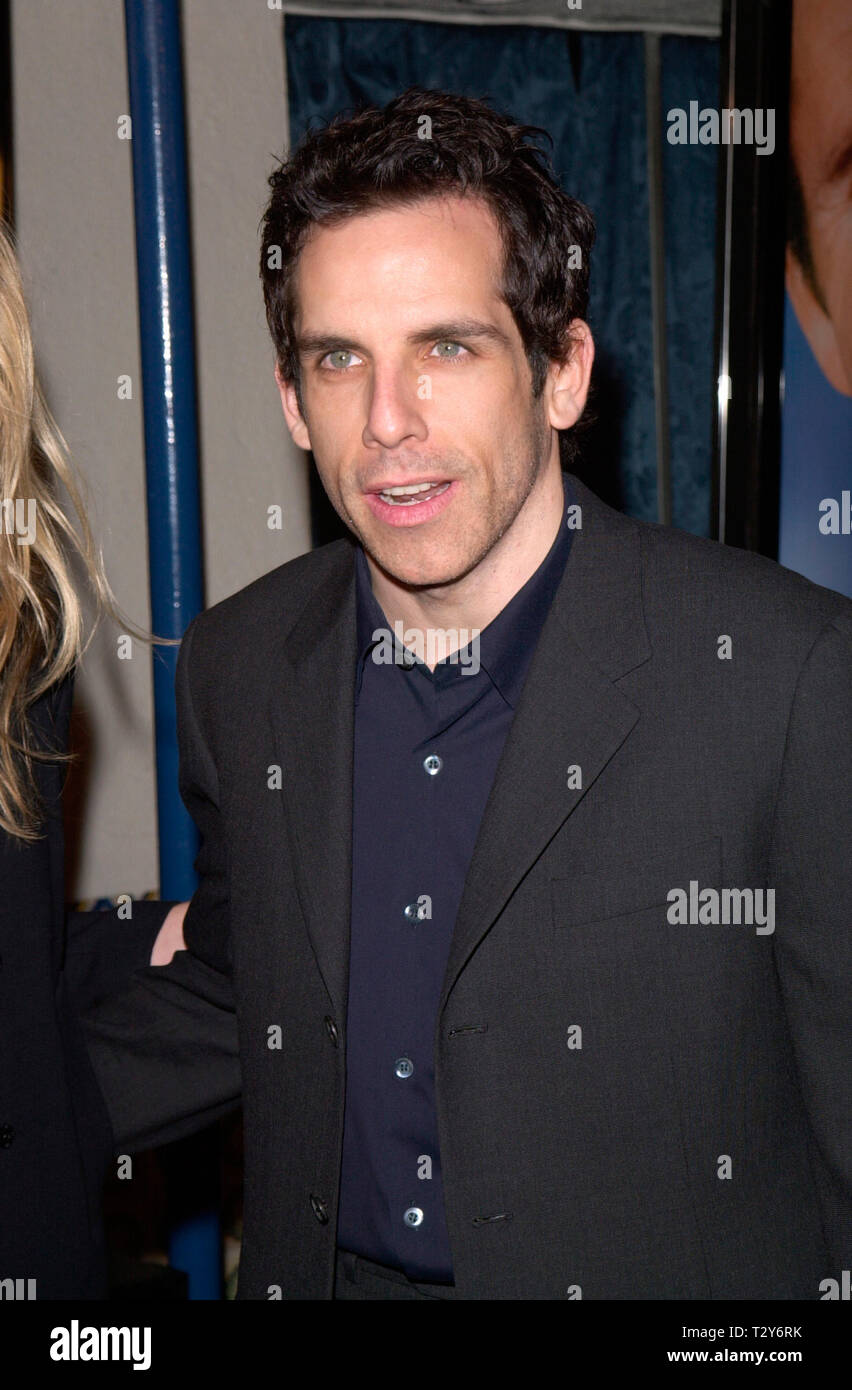 LOS ANGELES, CA. December 13, 2000: Actor BEN STILLER at the world ...