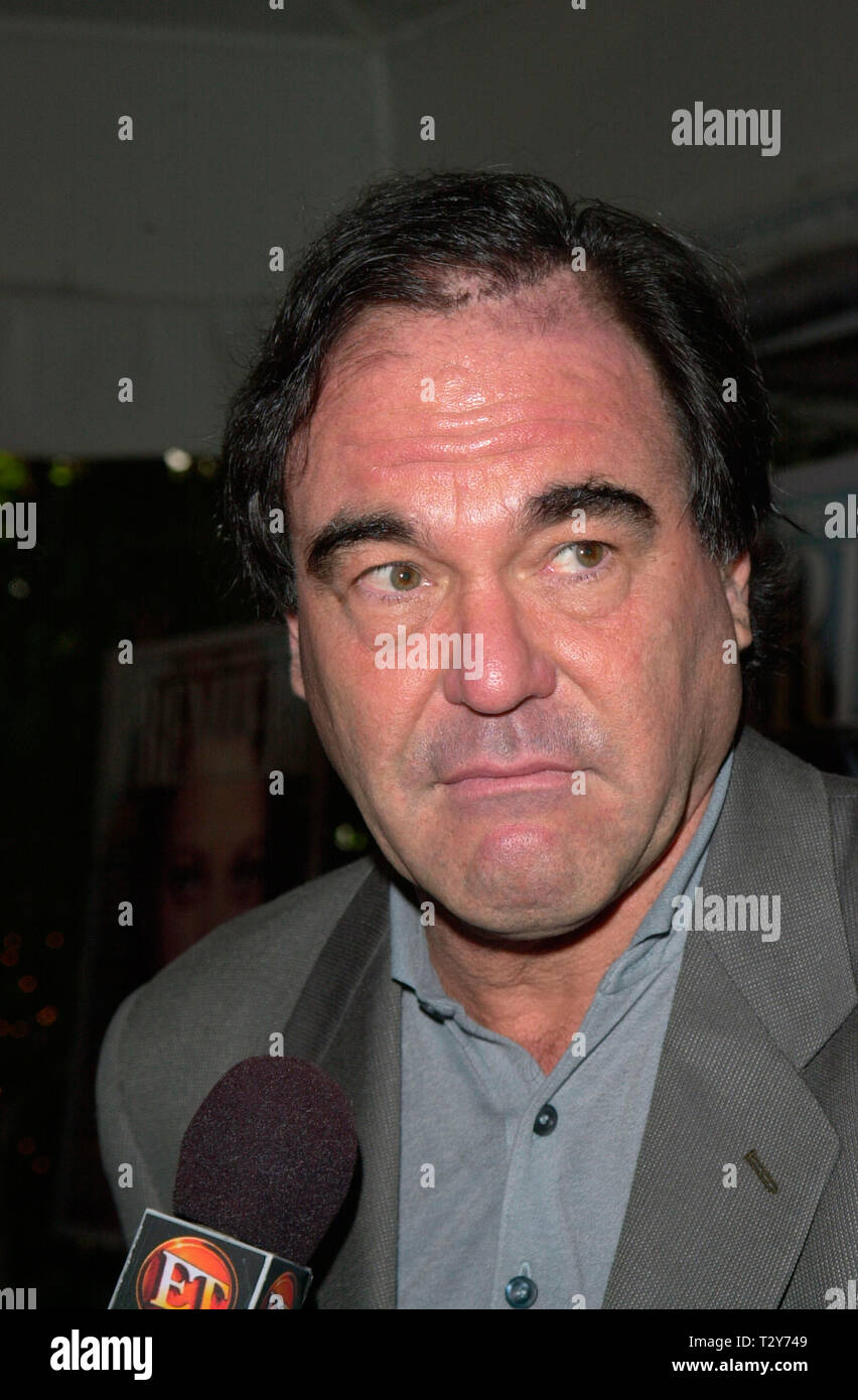 LOS ANGELES, CA. October 11, 2000: Director OLIVER STONE at Premiere ...