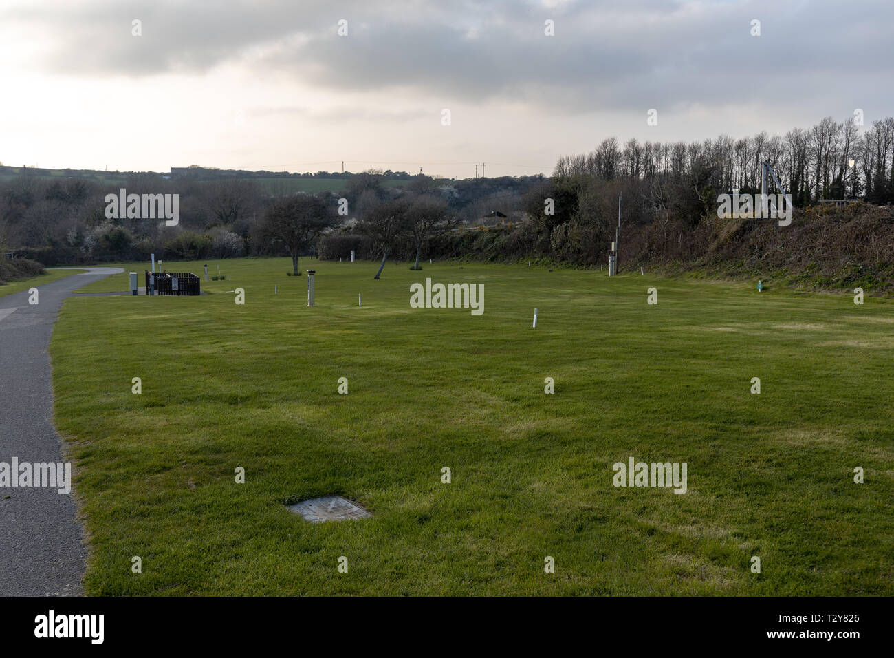 Empty caravan park hi-res stock photography and images - Alamy
