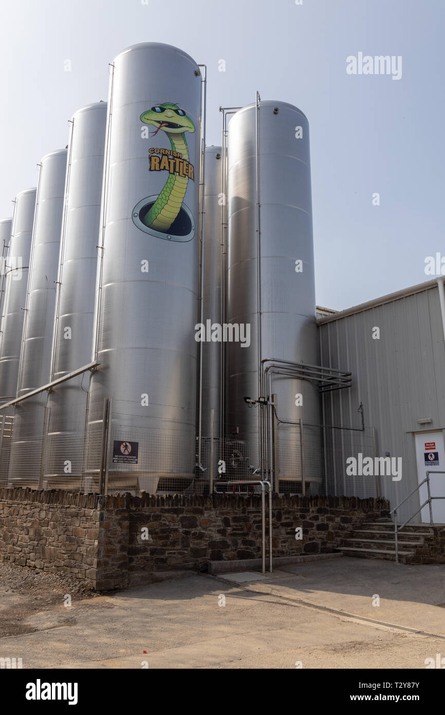 Healeys Cornish Cyder Farm Stock Photo - Alamy