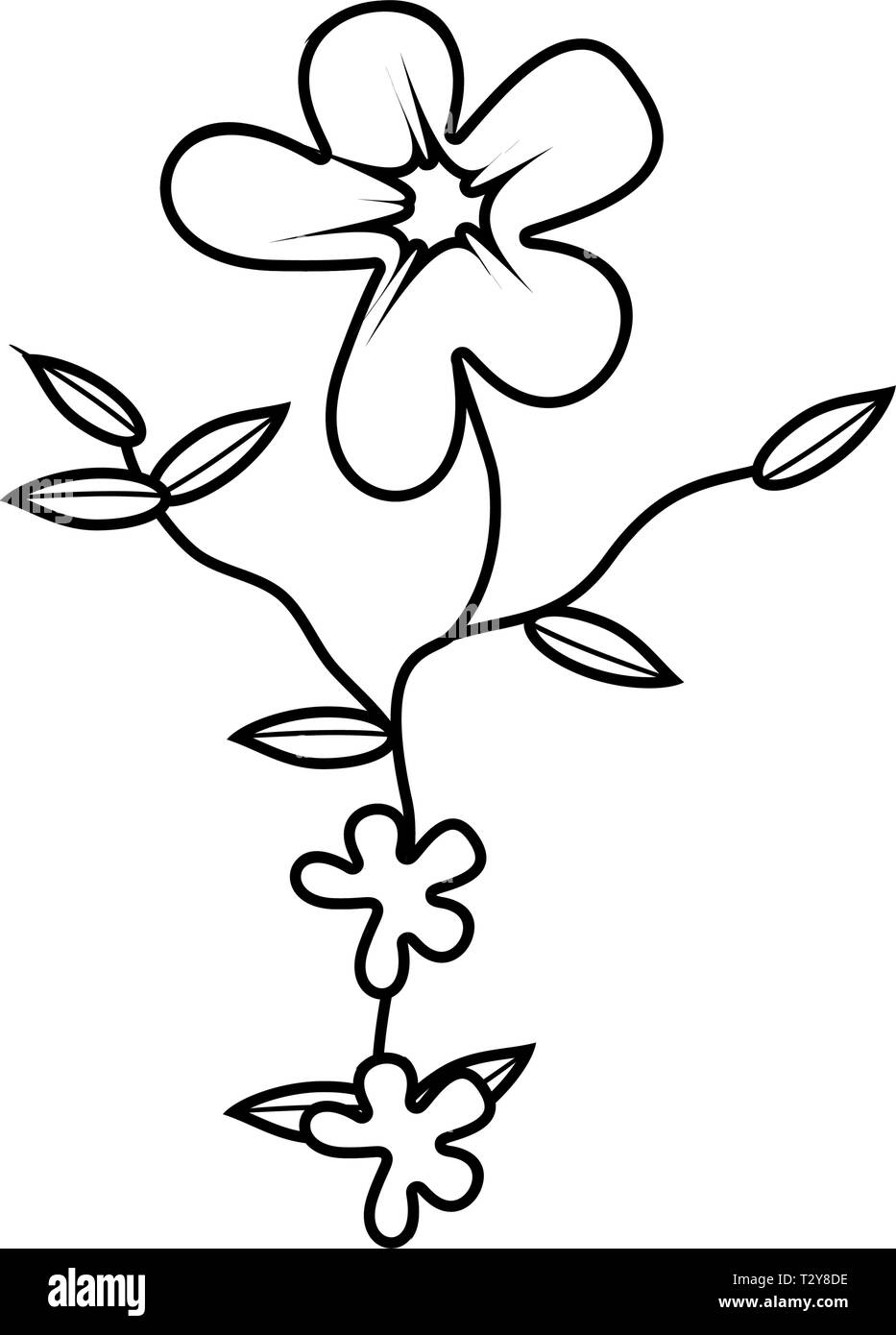 chinese branch tree natural icon vector illustration design Stock ...