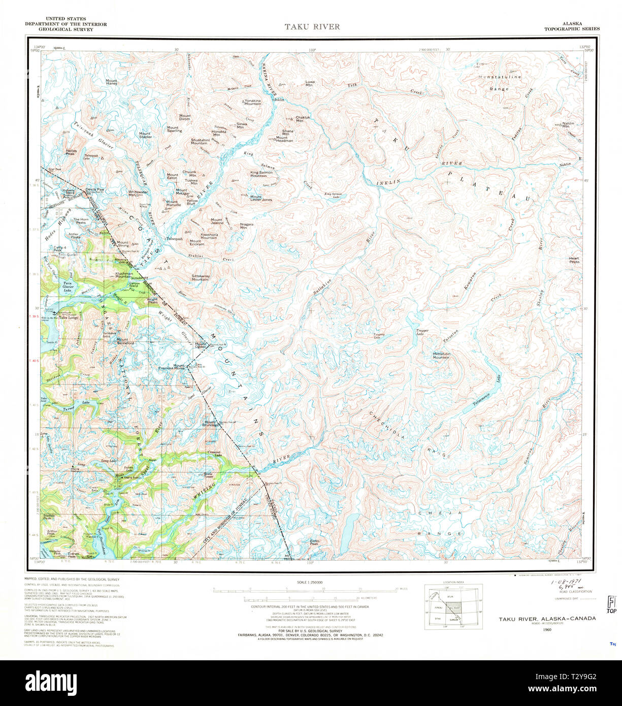 Alaska river Cut Out Stock Images & Pictures - Alamy