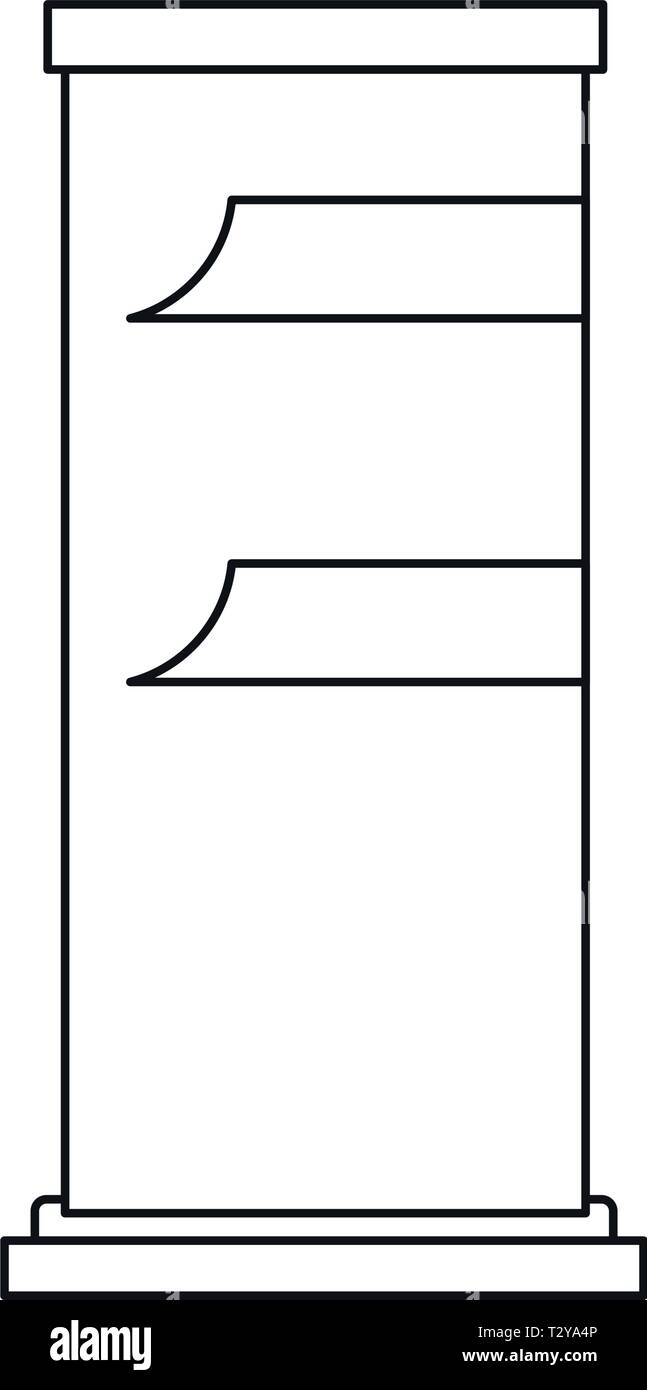 futuristic building modern on white background vector illustration ...