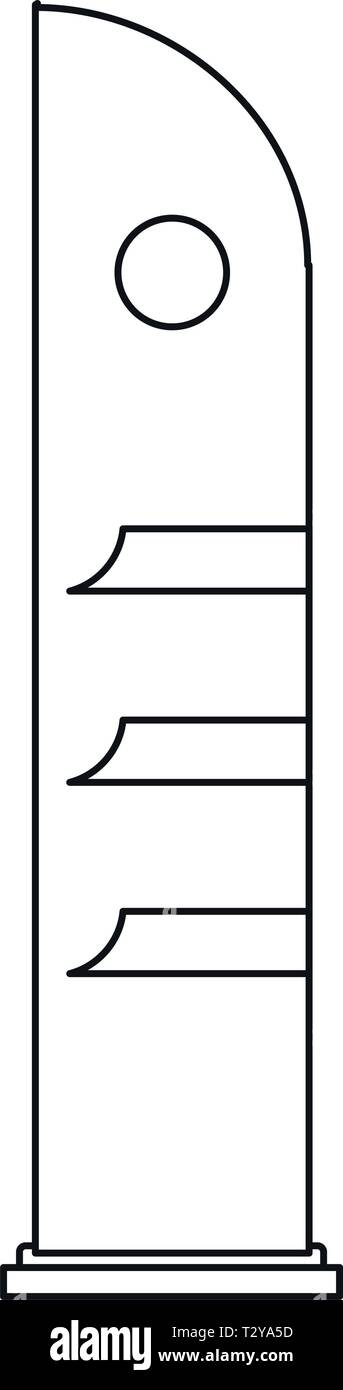 futuristic building modern on white background vector illustration ...