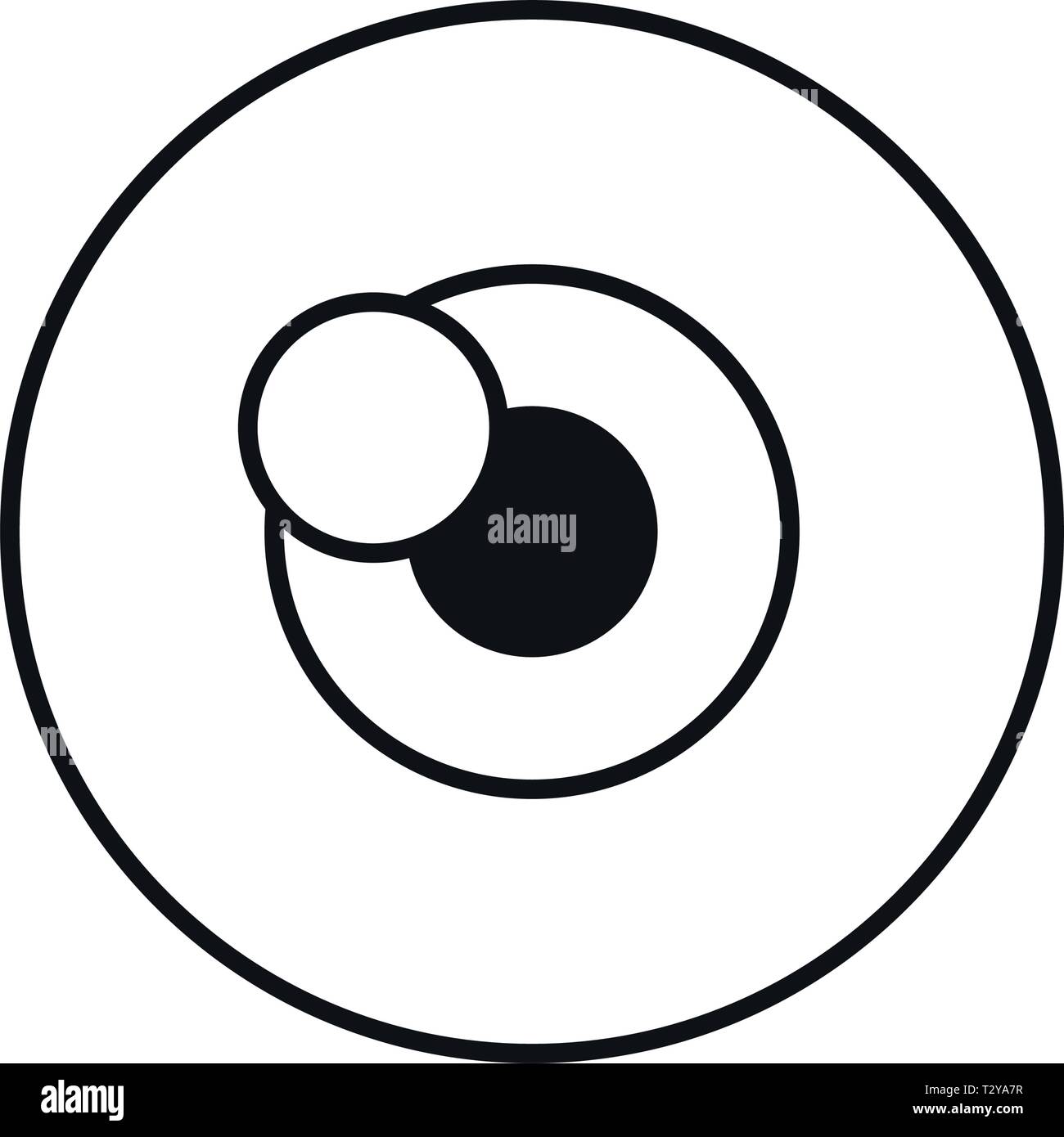 eye icon over white background, vector illustration Stock Vector Image ...