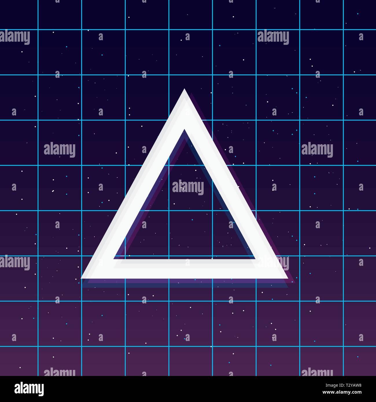 geometric triangle grid desert background vector illustration Stock ...