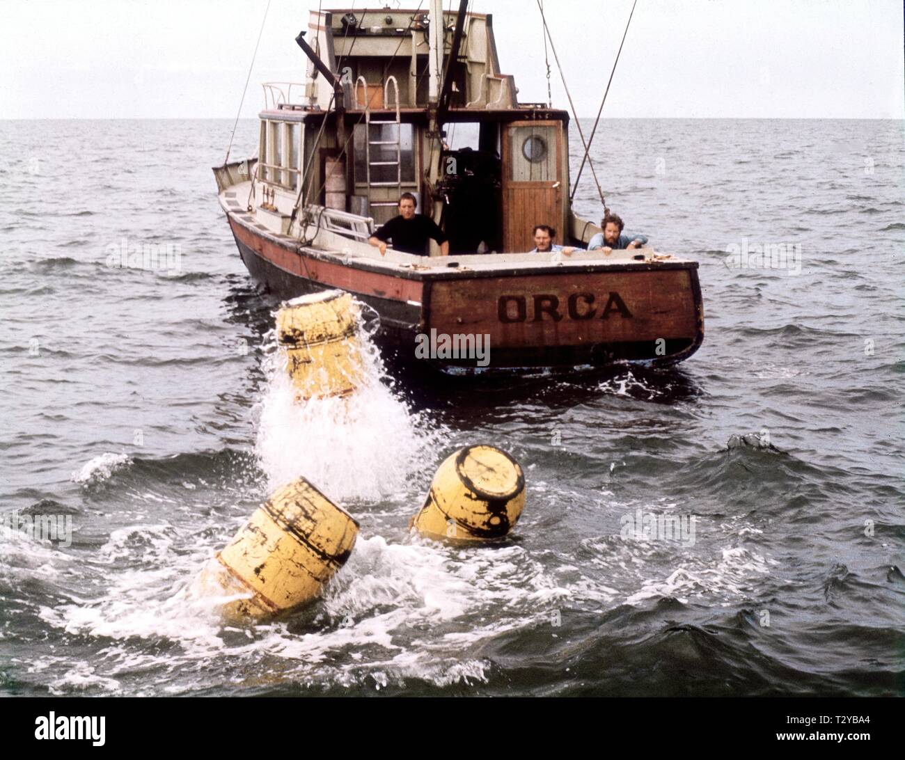 Robert shaw roy scheider richard dreyfuss hi-res stock photography and ...