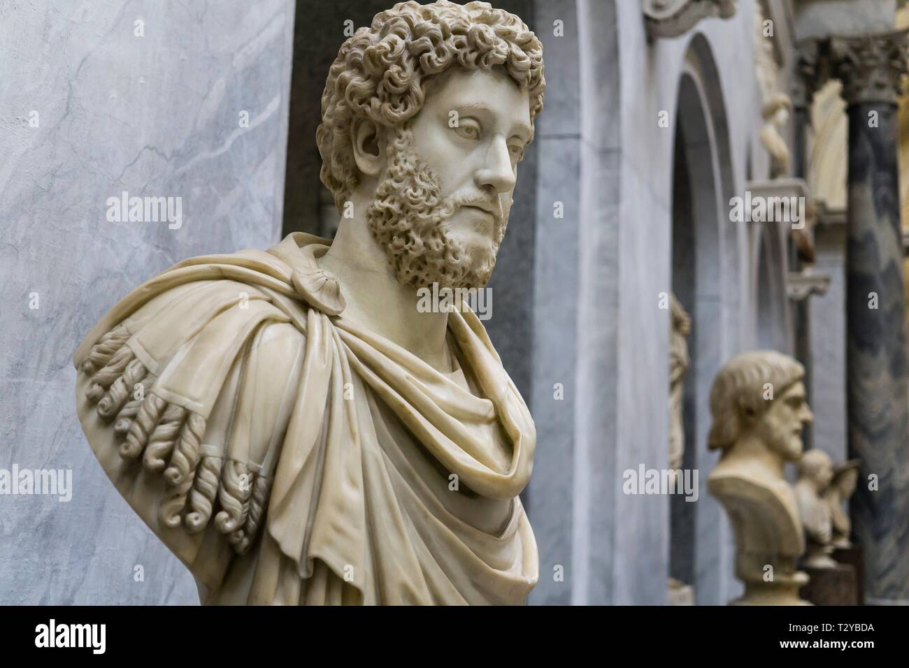 The New Wing (Braccio Nuovo) of the Chiaramonti Museum, Vatican museum ...