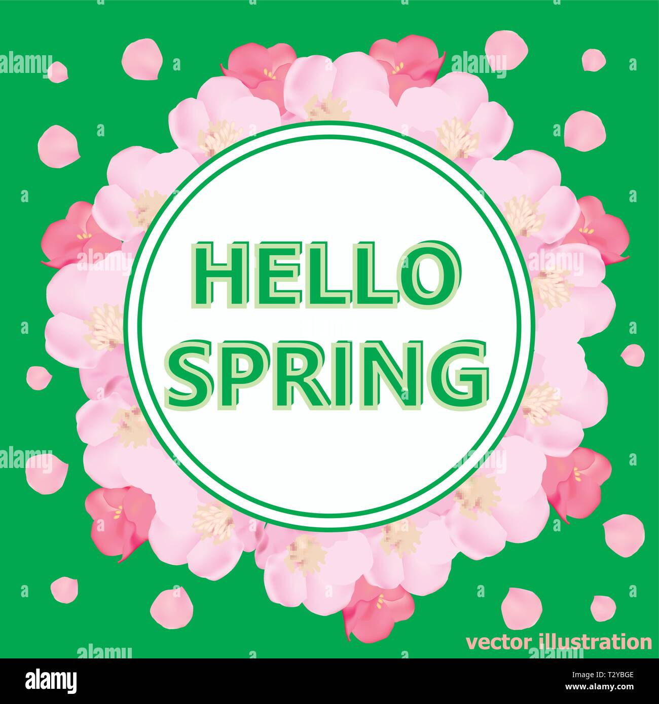 Bright hello spring background. Background with beautiful colorful ...