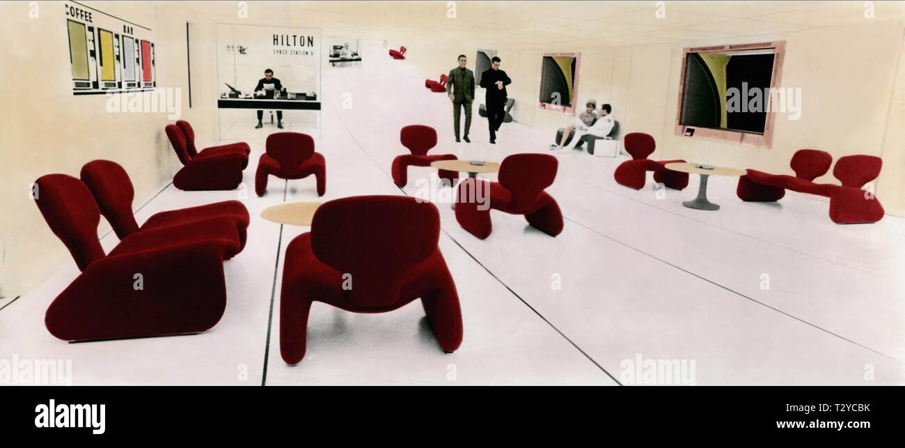 HILTON HOTEL SCENE, 2001: A SPACE ODYSSEY, 1968 Stock Photo - Alamy