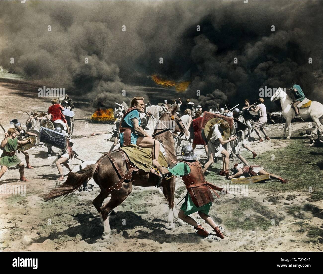 Spartacus 1960 fight hi-res stock photography and images - Alamy