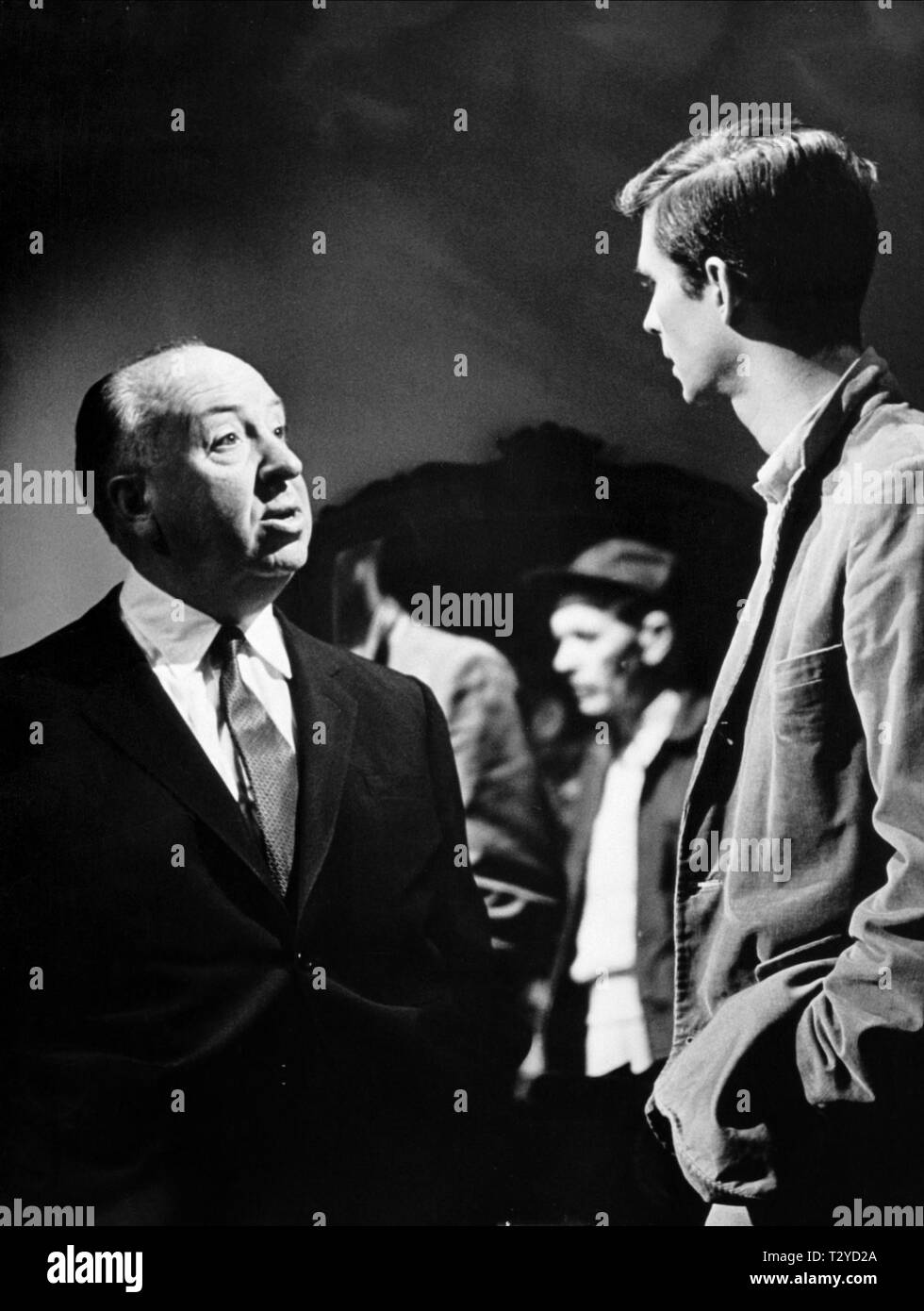 ALFRED HITCHCOCK, ANTHONY PERKINS, PSYCHO, 1960 Stock Photo - Alamy