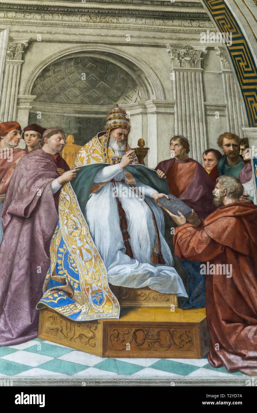 Raphael's Rooms(1508-1524) in The Vatican Museum, Raphael(!483-1520 ...