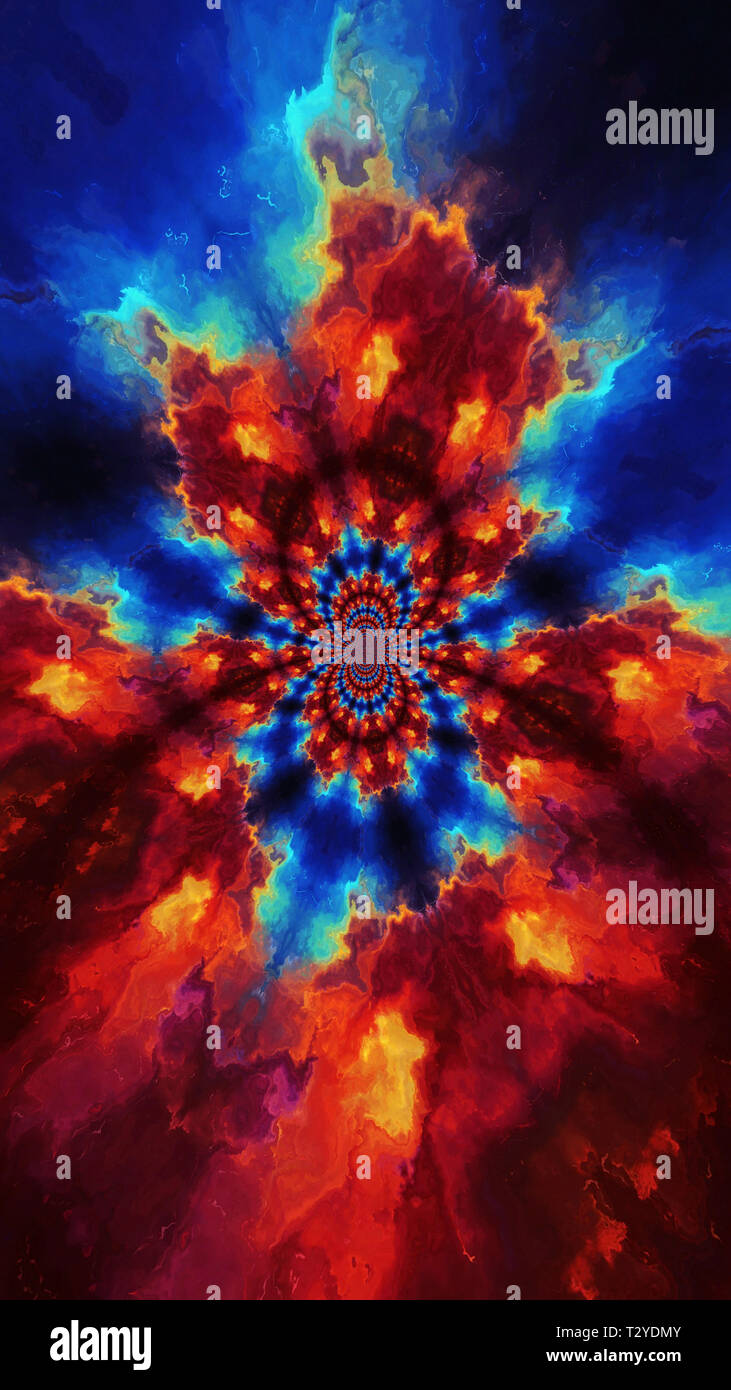 Abstract mystery fantasy background. Psychedelic meditative template ...