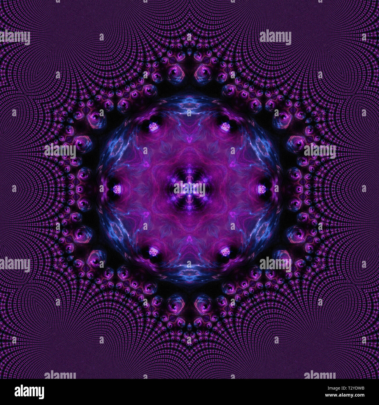 Abstract painting graphic fractal art. Creative template for decor ...